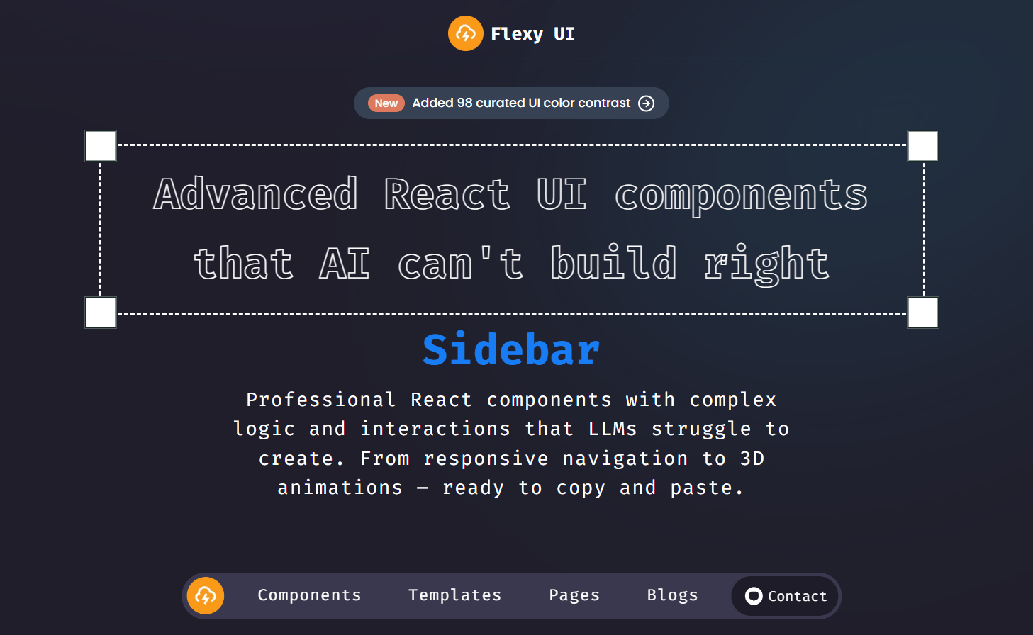 Advanced React Components Built with Tailwind and TypeScript | Flexy UI